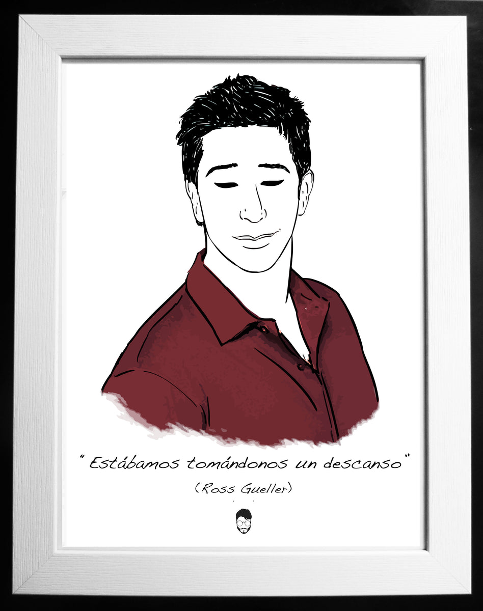 Ross Gueller, Friends – El Loco del Pelo Rizo